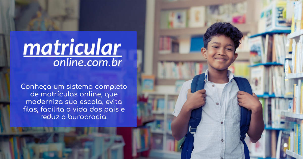 MatricularOnline - Sistema completo para matrículas online com envio de ...